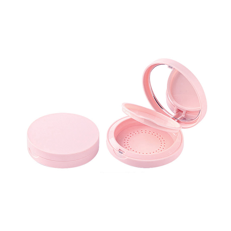 China Custom color 59mm double layer magnetic empty cosmetic compact ...